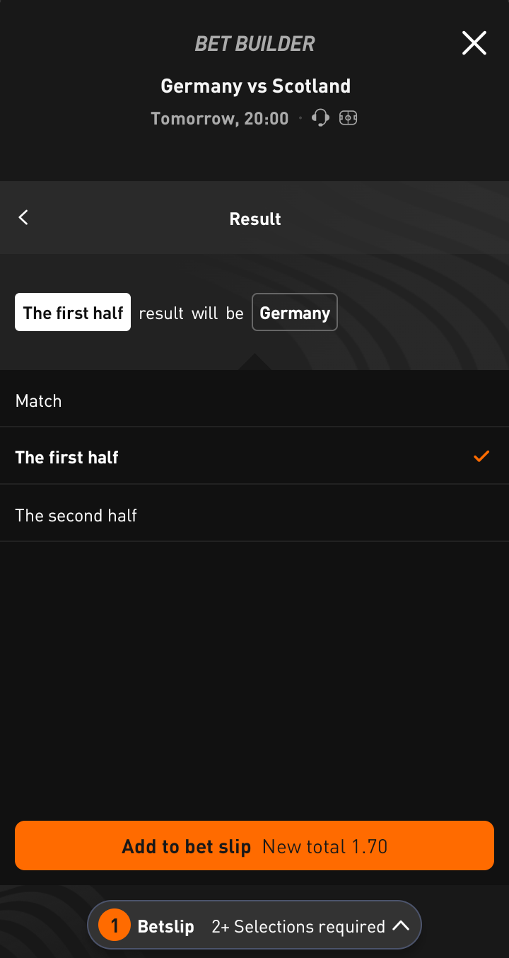 Bet Builder – LiveScore Bet